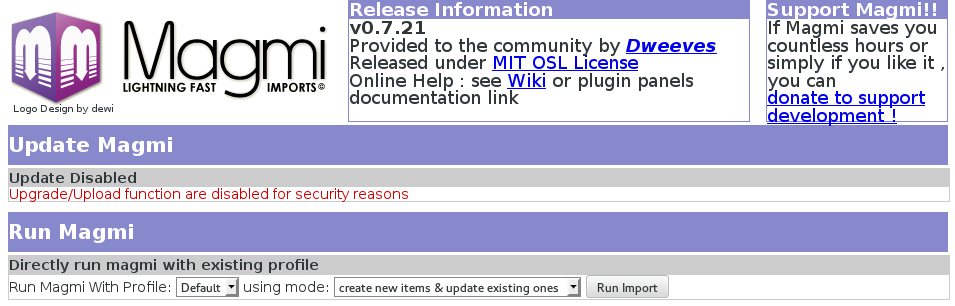 Custom Option Swatch and Magmi importer